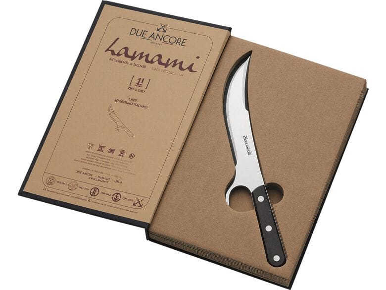 ITALIAN SMALL SABER Kitchen knife By Due Ancore