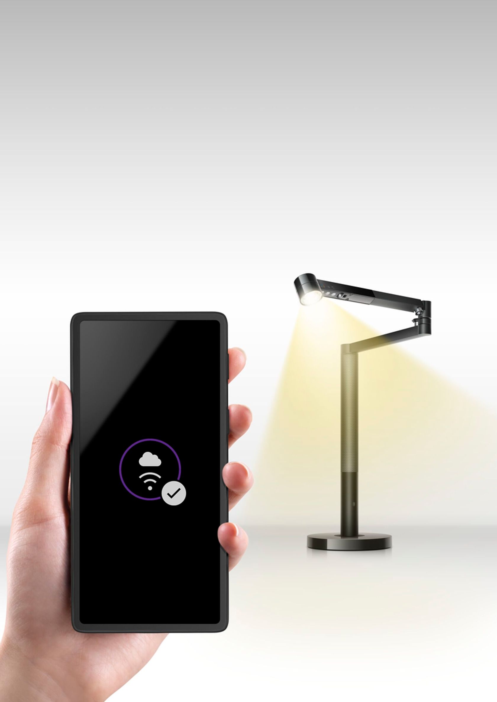 SOLARCYCLE MORPH LED adjustable table lamp By Dyson