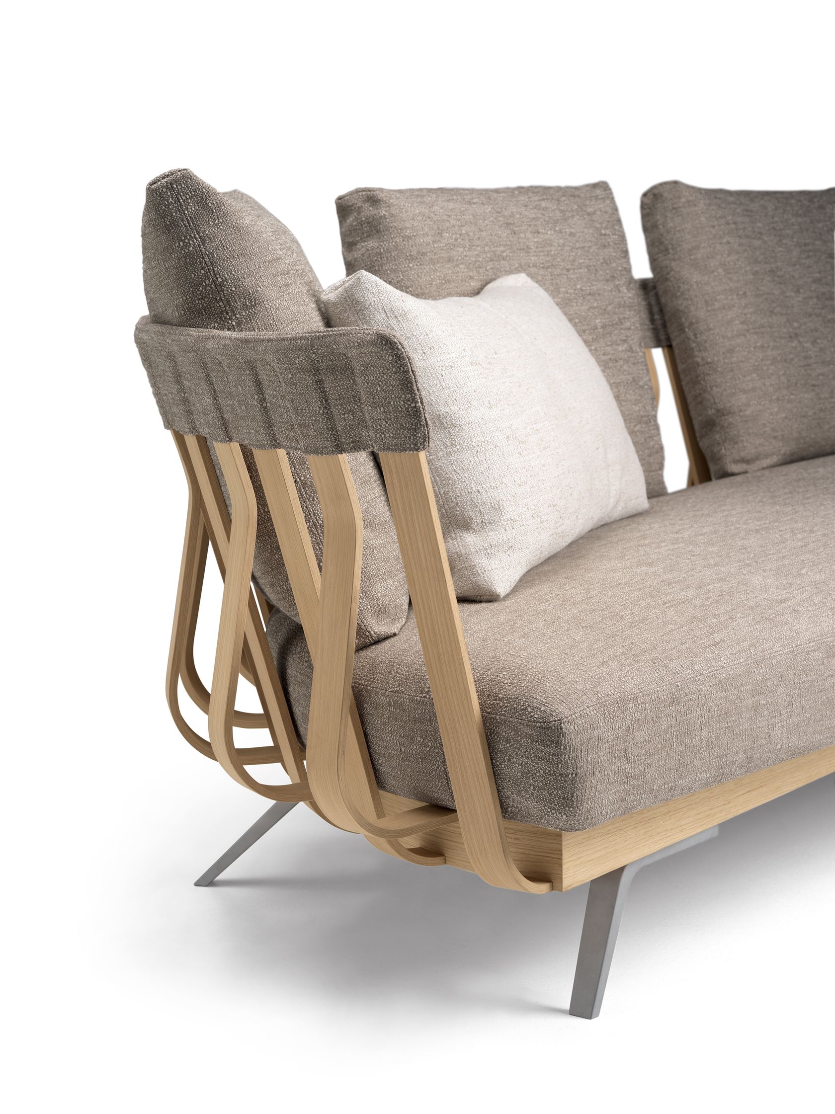 E LA NAVE VA SOFA - 02B 3 seater fabric sofa By Alias | design Atelier Oï