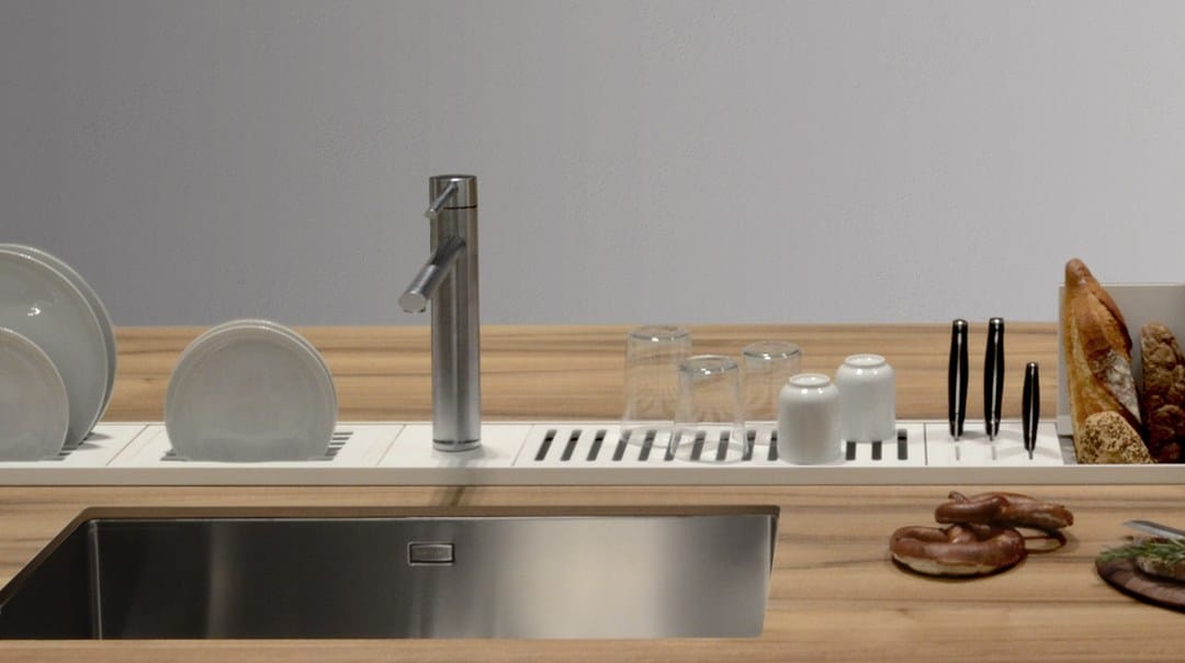 Kitchen equipped track EASYRACK KITCHEN STEP | Drip module By DOMUSOMNIA