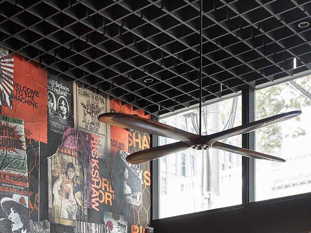 ECHOGRID® Acoustic PET ceiling panels By ECHOJAZZ