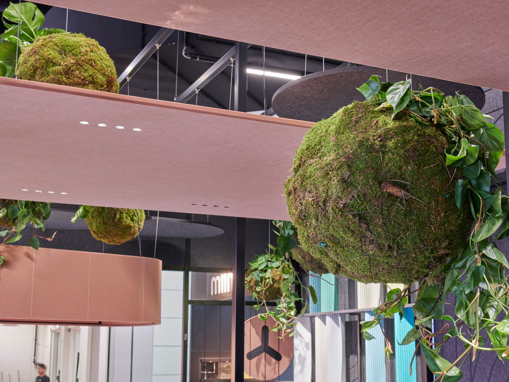 ECHOLED® EQ4 Hanging acoustic panel with Integrated Lighting By ECHOJAZZ