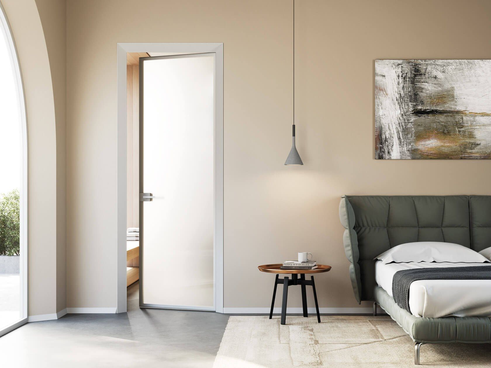 ECLISSE 40 Telaio per porta battente filomuro svasata By Eclisse