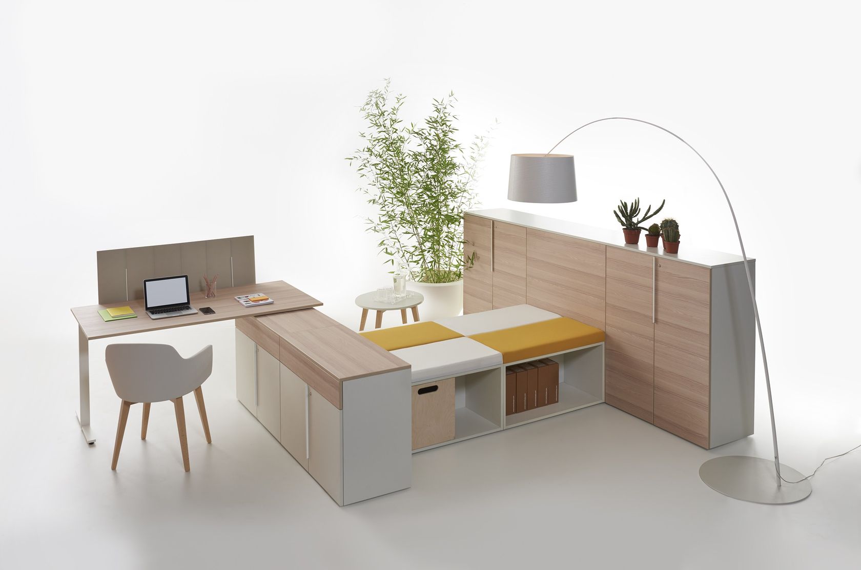 ECODESK | Desktop partition Polyester fibre desktop partition By Slalom