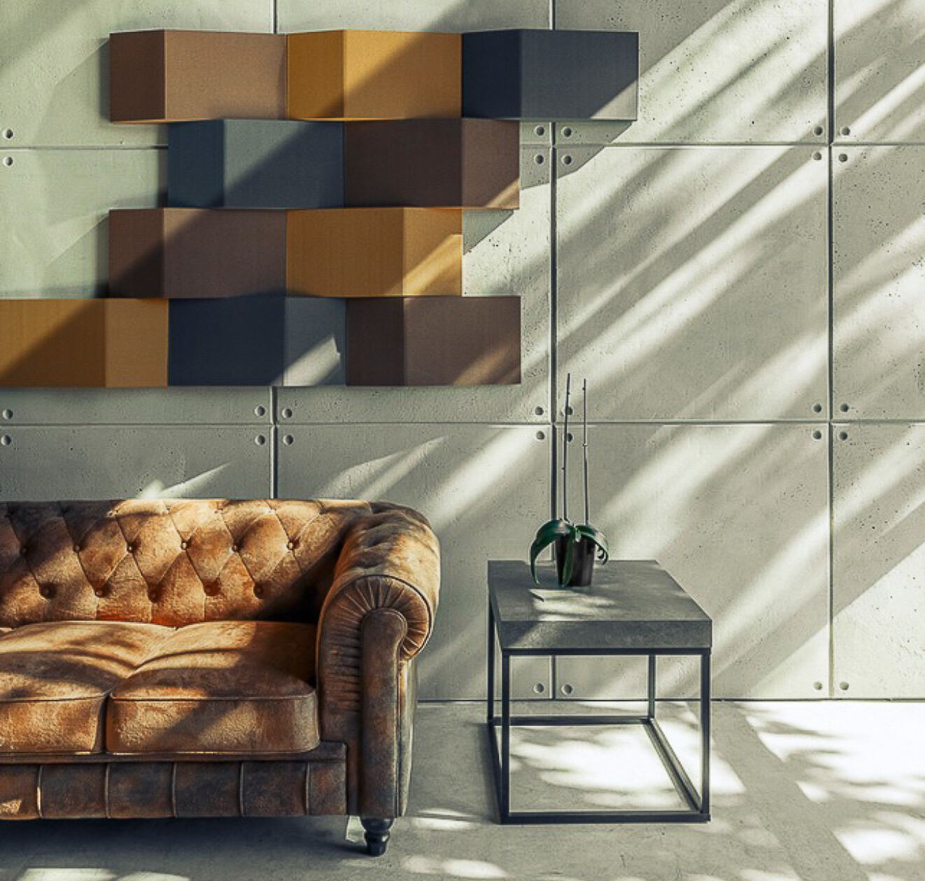 FOAM 3D RECTANGLE Akustikplatte By ECOcero