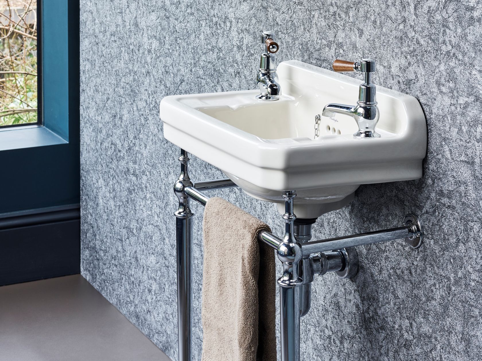 EDWARDIAN | Rectangular handrinse basin By Burlington Bathrooms