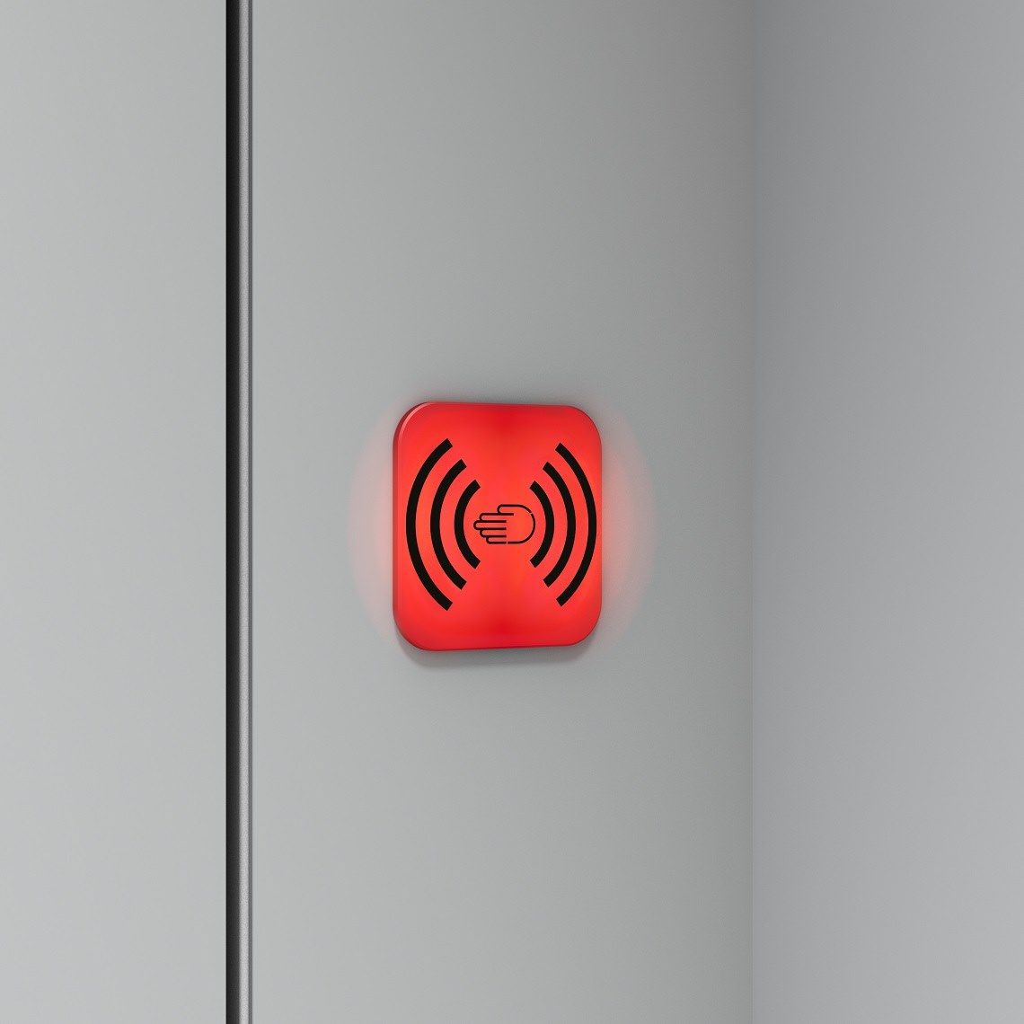 EF-3 LOOK & WAVE ALTUS Toilet partition walls with touch-free doors By ...