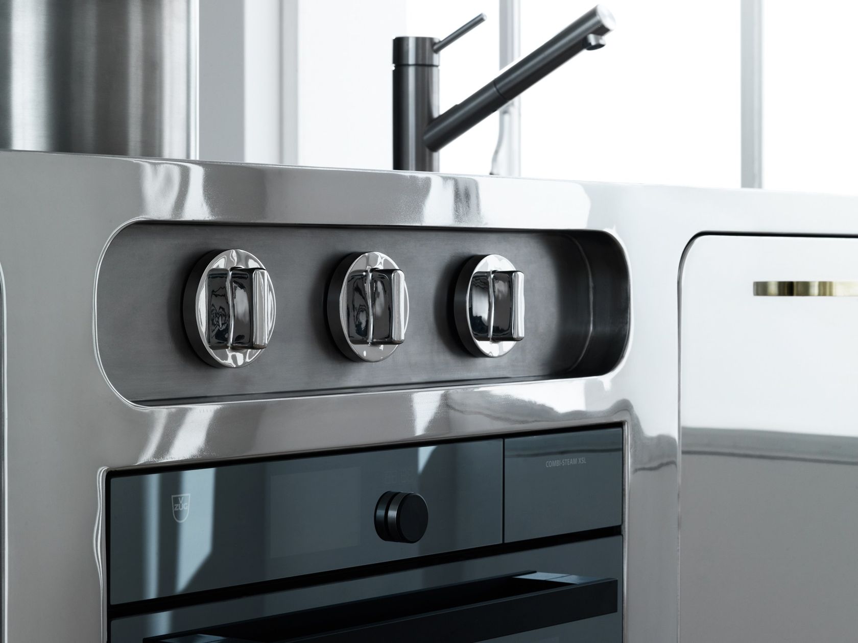 EGO MIRROR Custom mirror polished stainless steel kitchen By ABIMIS ...