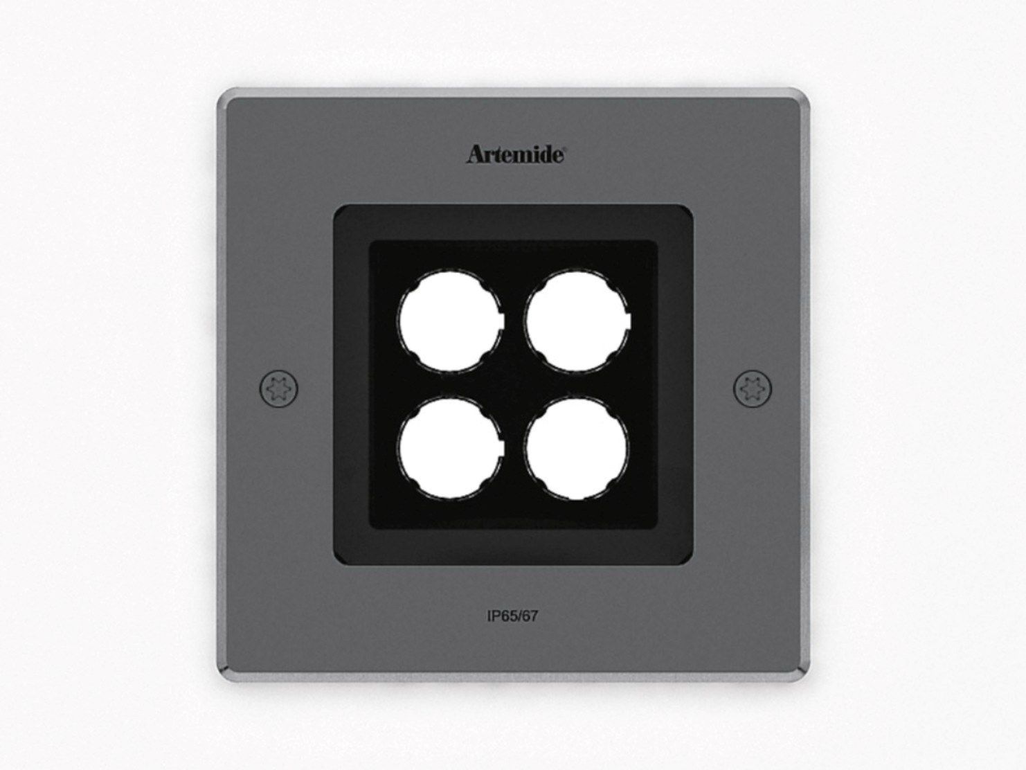 EGO WALK-OVER ALUMINIUM LED walkover light aluminium steplight By Artemide