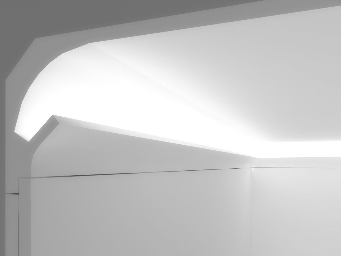 Semi-inset Linear lighting profile EL200 | Angular lighting profile By ...