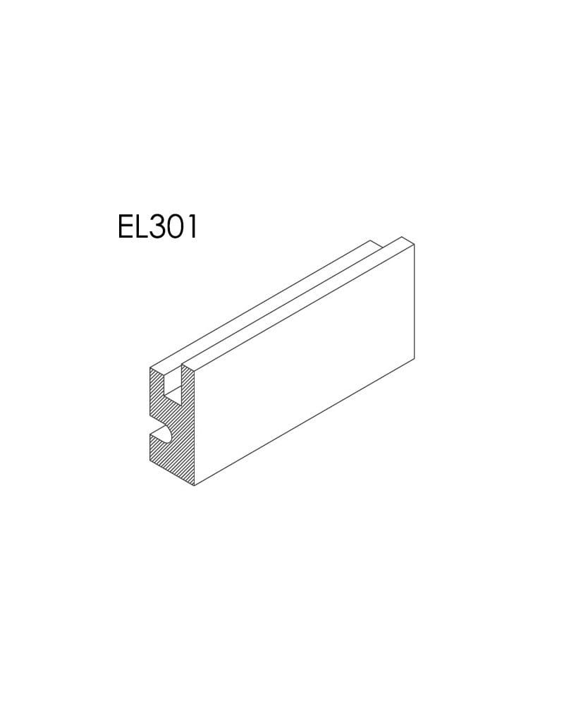 EL301 | Wall-mounted LED frame Linear lighting profile for LED modules ...