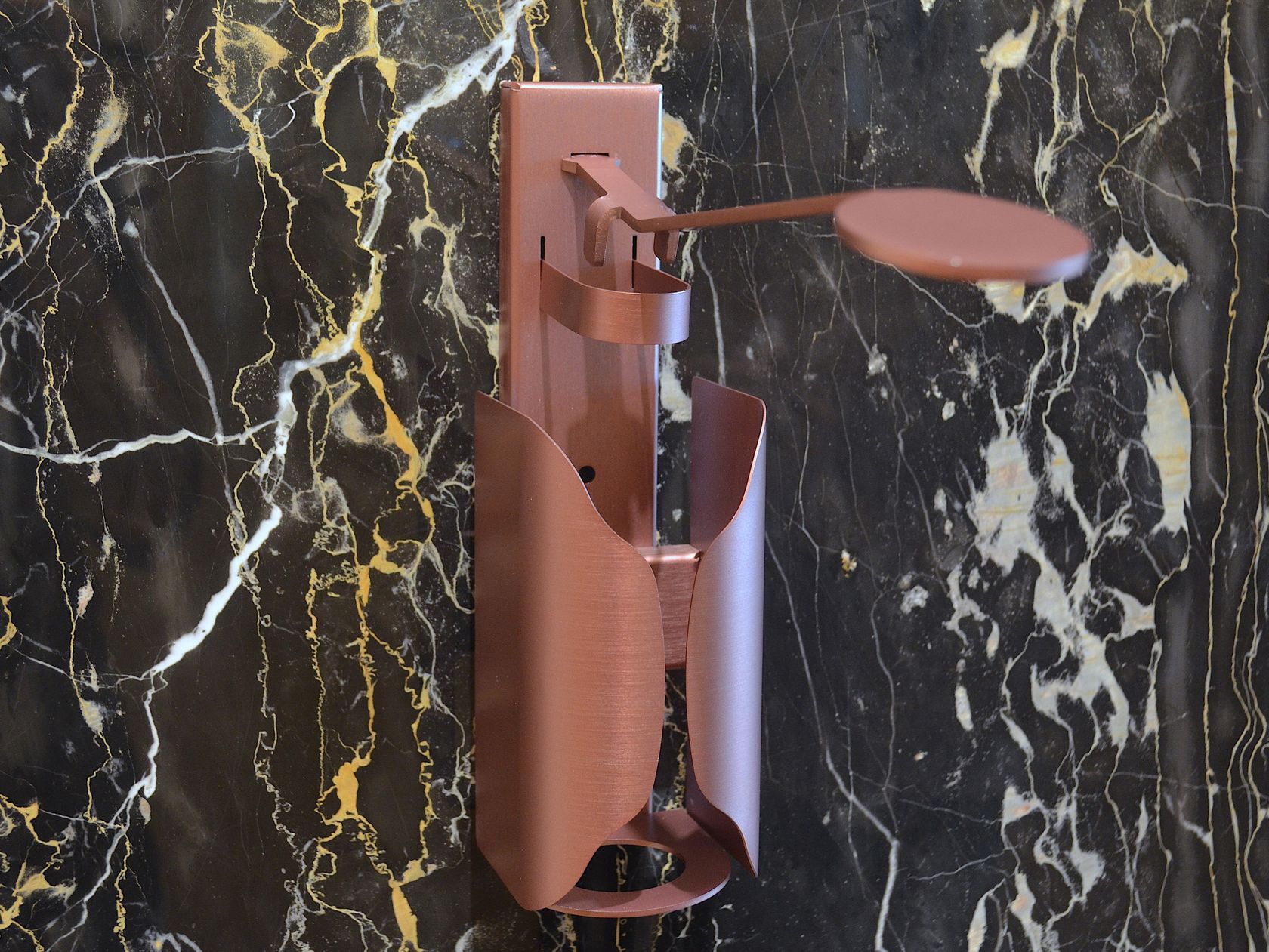 Anti-theft wall dispenser holder in stainless steel ELBOW LIMITED ...