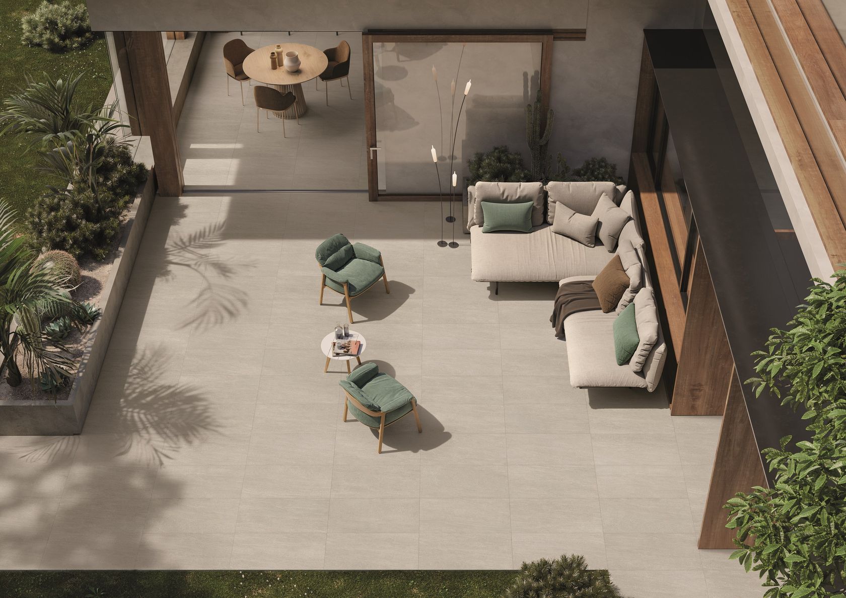 ELEGANCE PRO GREY Porcelain stoneware wall/floor tiles with stone ...