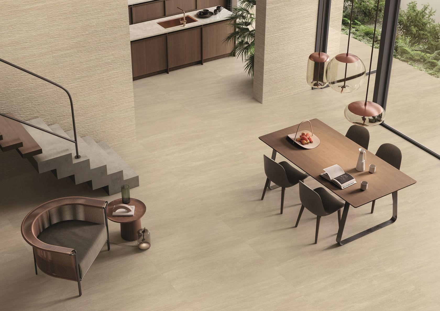 Porcelain stoneware wall/floor tiles with stone effect ELEGANCE PRO ...