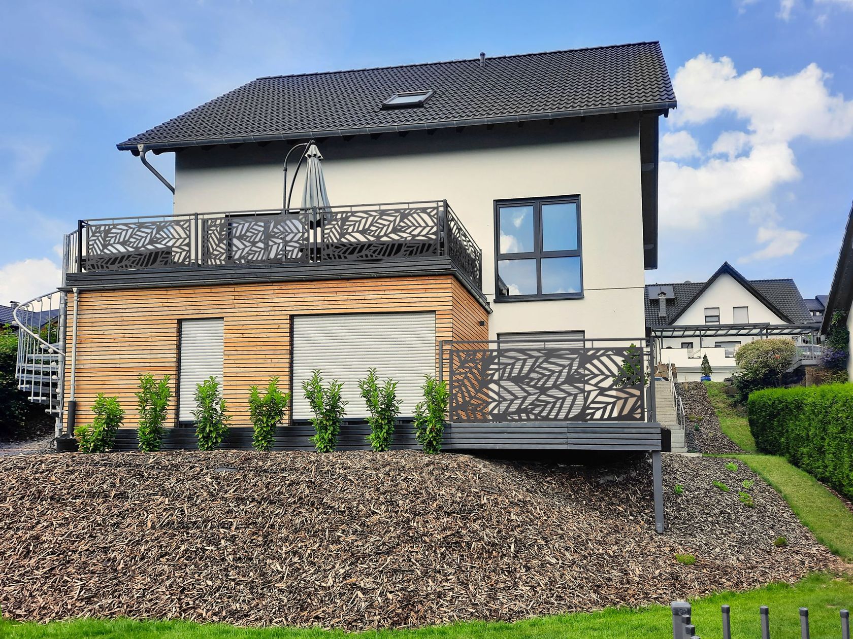 Outdoor railing systems Parapet By ELEO