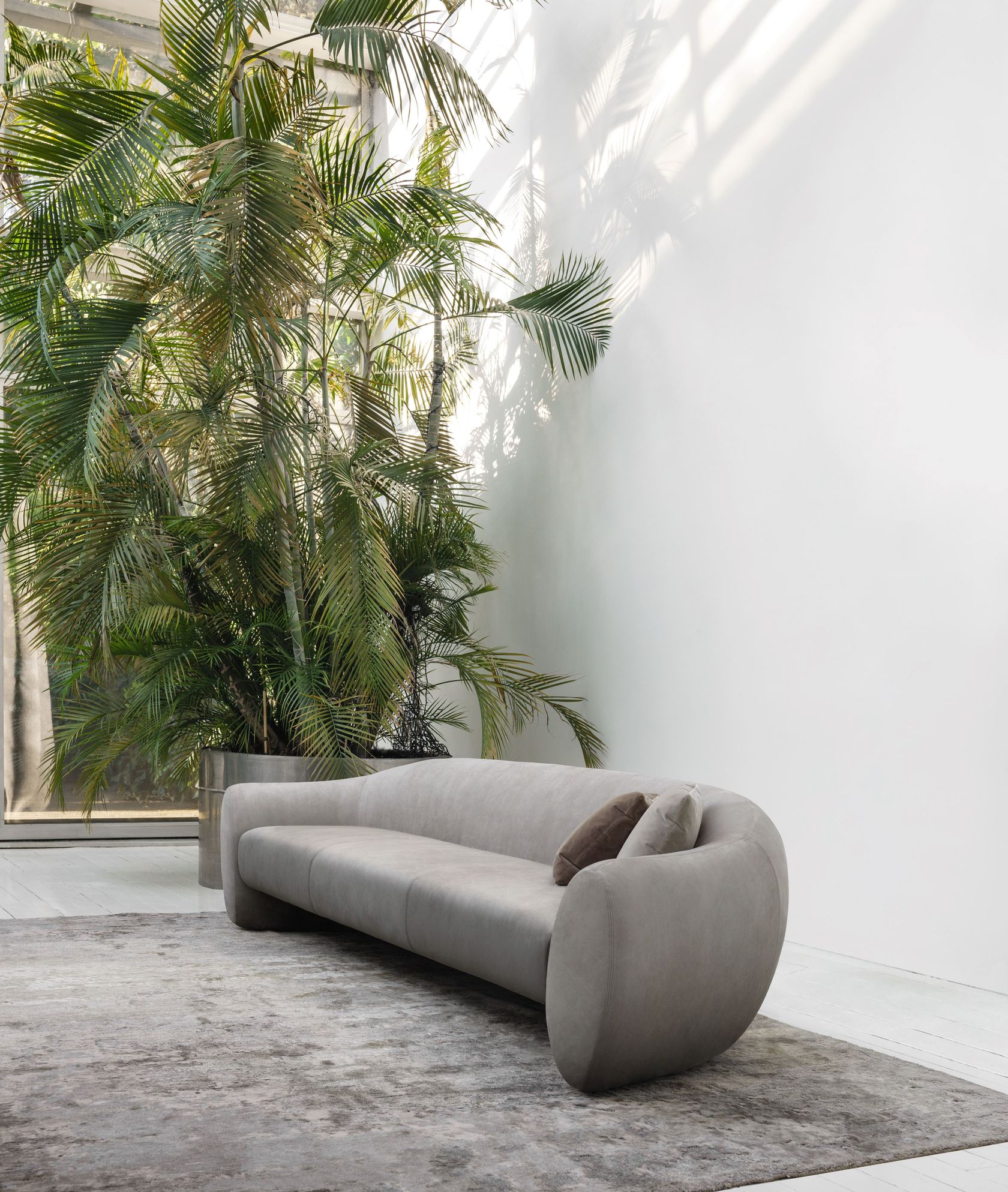 ELEPHANT | Sofa Nabuk sofa By GHIDINI1961 | design Stefano Giovannoni