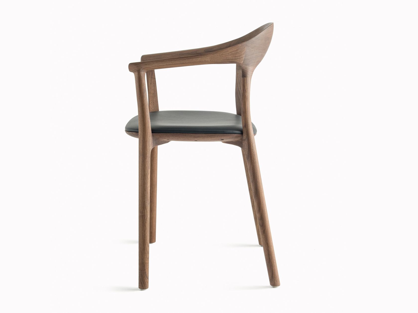 ELLE Upholstered solid wood chair with armrests By GoEs | design Nataša ...