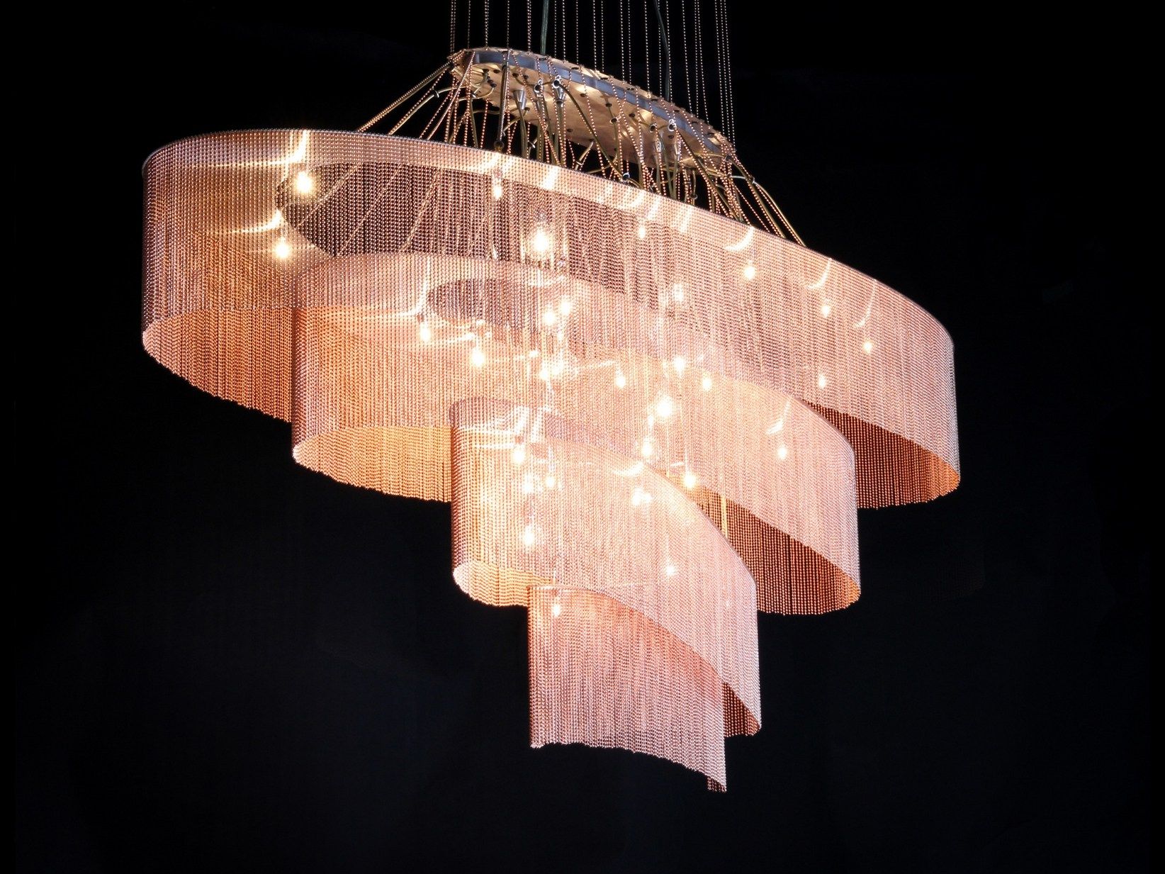 ELLIPTICAL NEBULA Chandelier By Willowlamp | design Adam Hoets