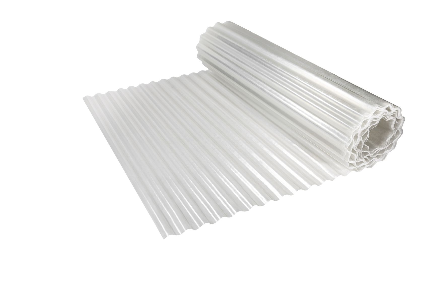 Roof in curved plastic laminate element ELYPLAST® By Brianza Plastica