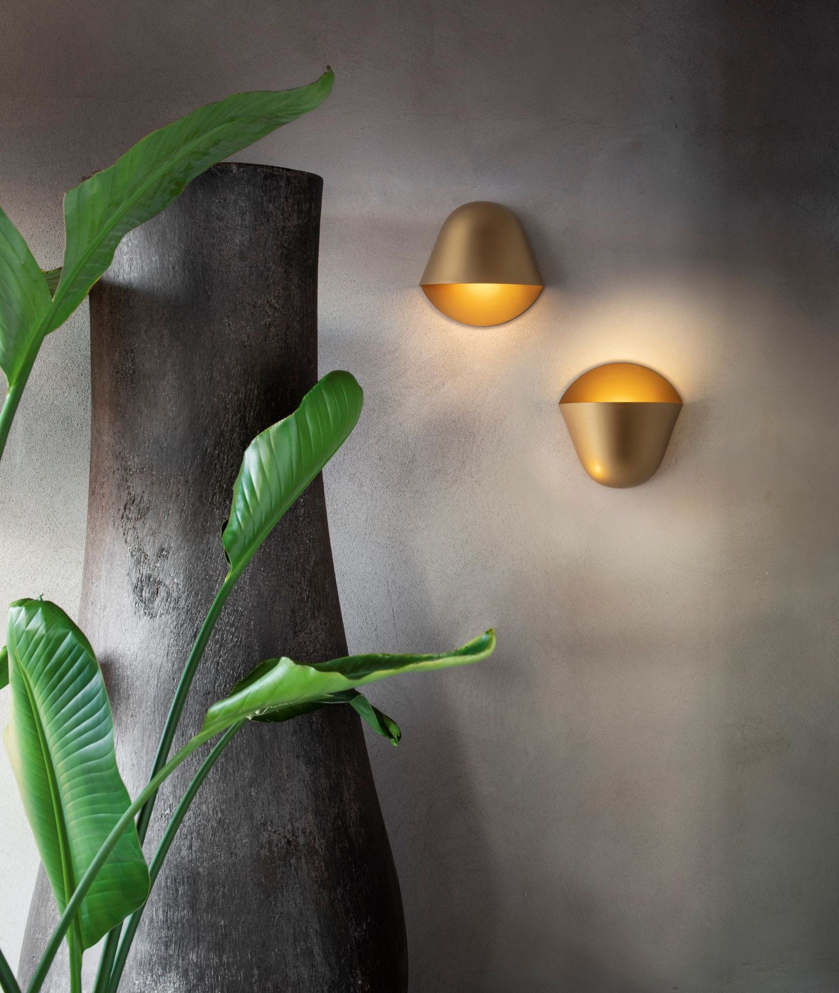 LED indirect light metal wall light ENOKI By PENTA design Debiasi Sandri