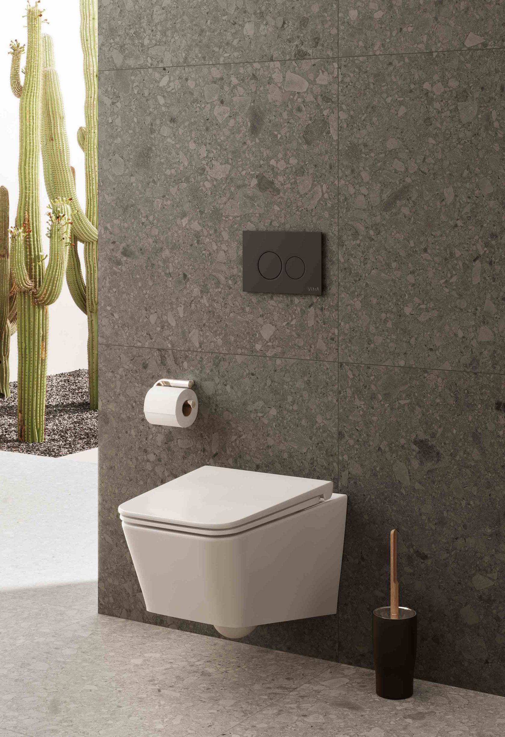 EQUAL Wall-hung ceramic toilet By VitrA Bathrooms | design Claudio Bellini