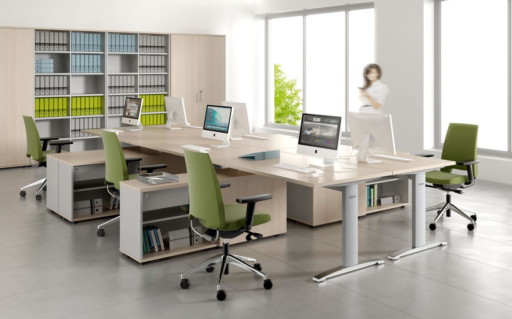 ERGONOMIC MASTER | Workstation desk By MDD