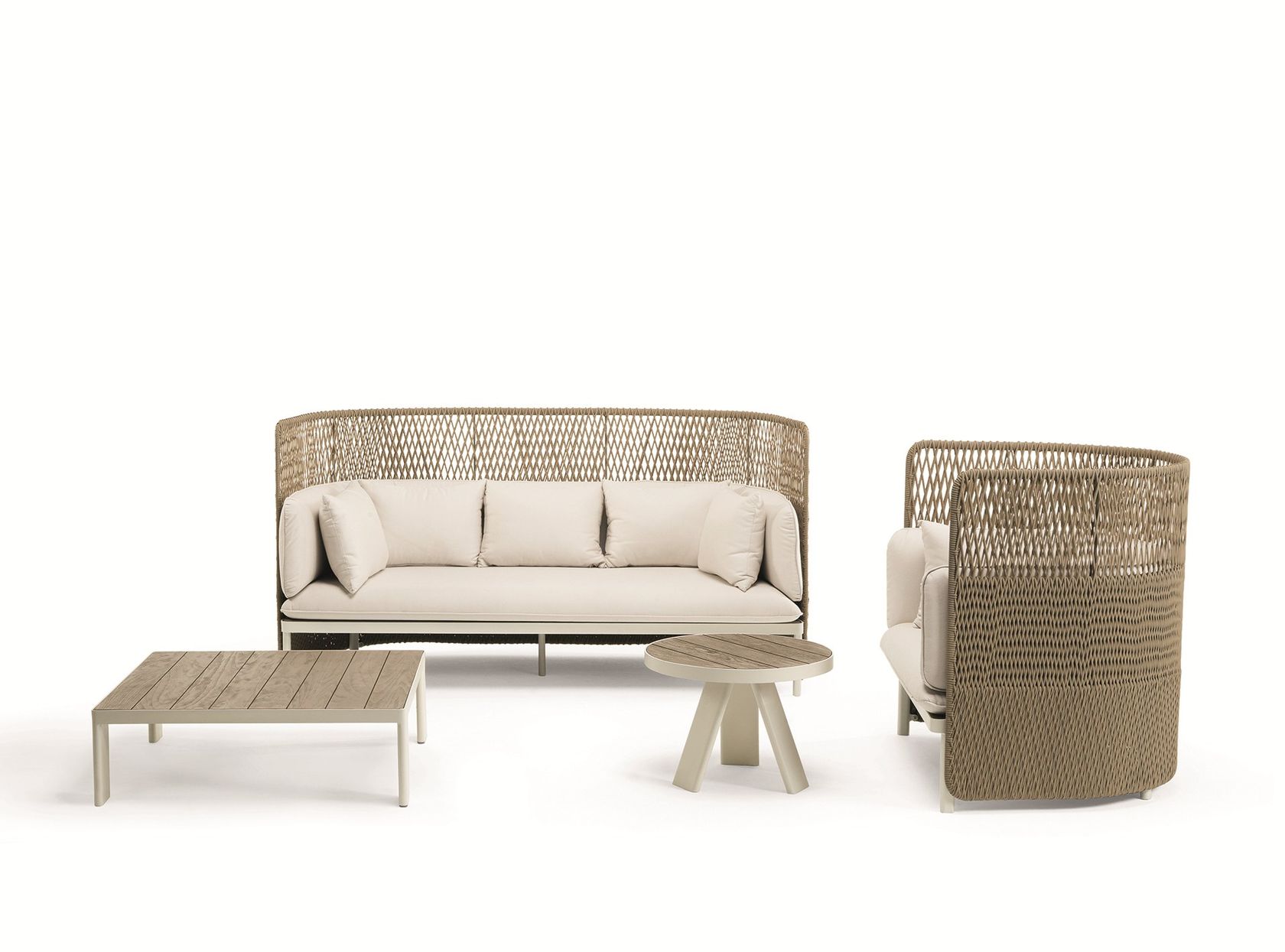 ESEDRA | High-back garden sofa By Ethimo design Luca Nichetto