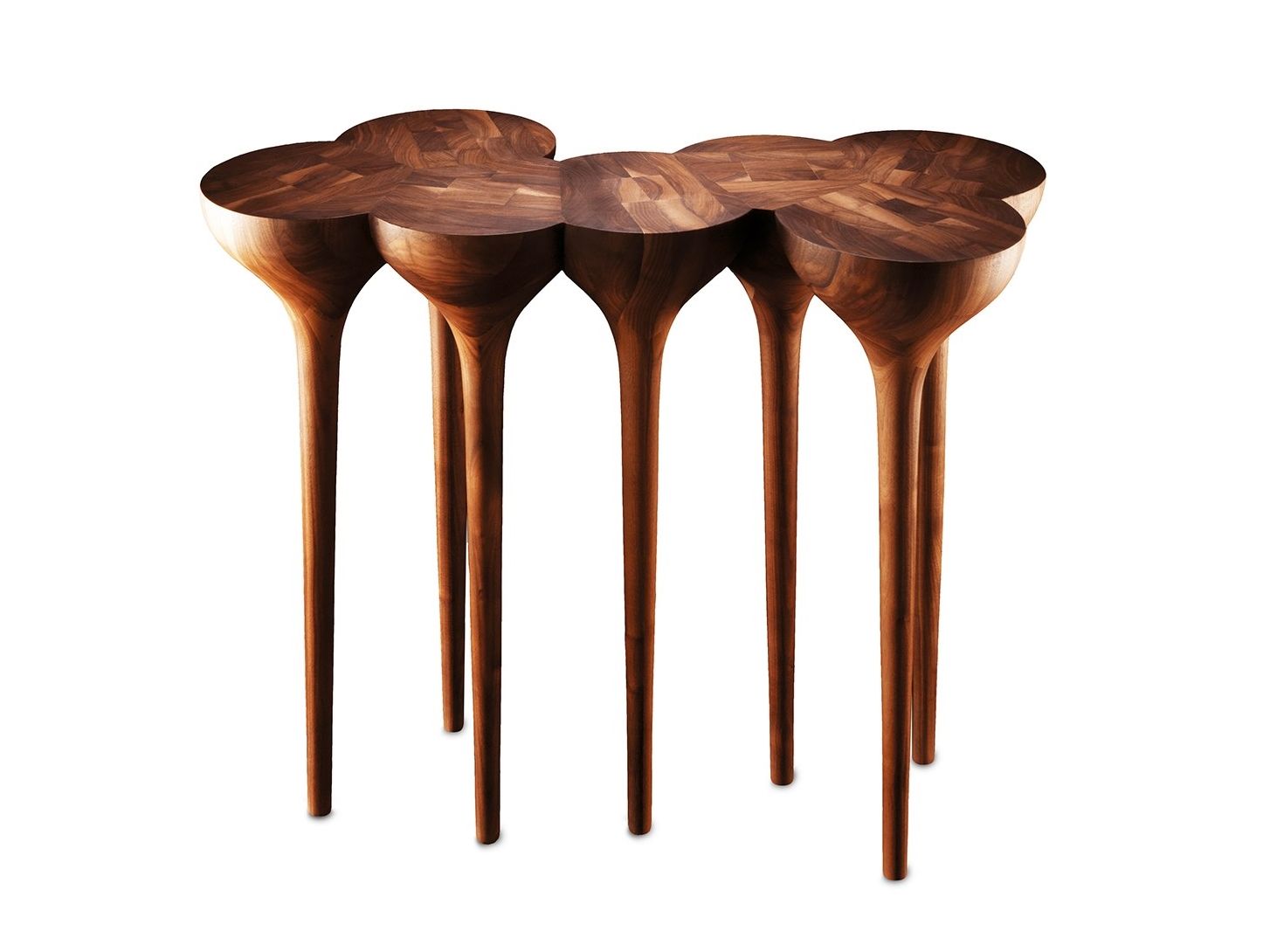 ESGRIMAS Walnut console table By Agrippa