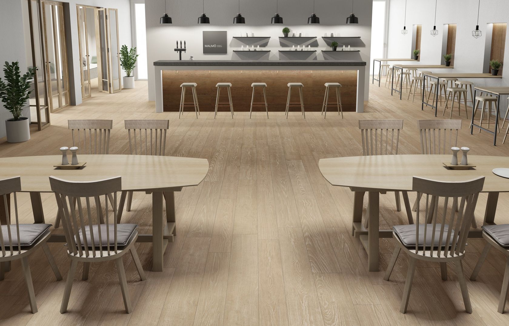 Indoor/outdoor wall/floor tiles with wood effect ESSENCE By PERONDA