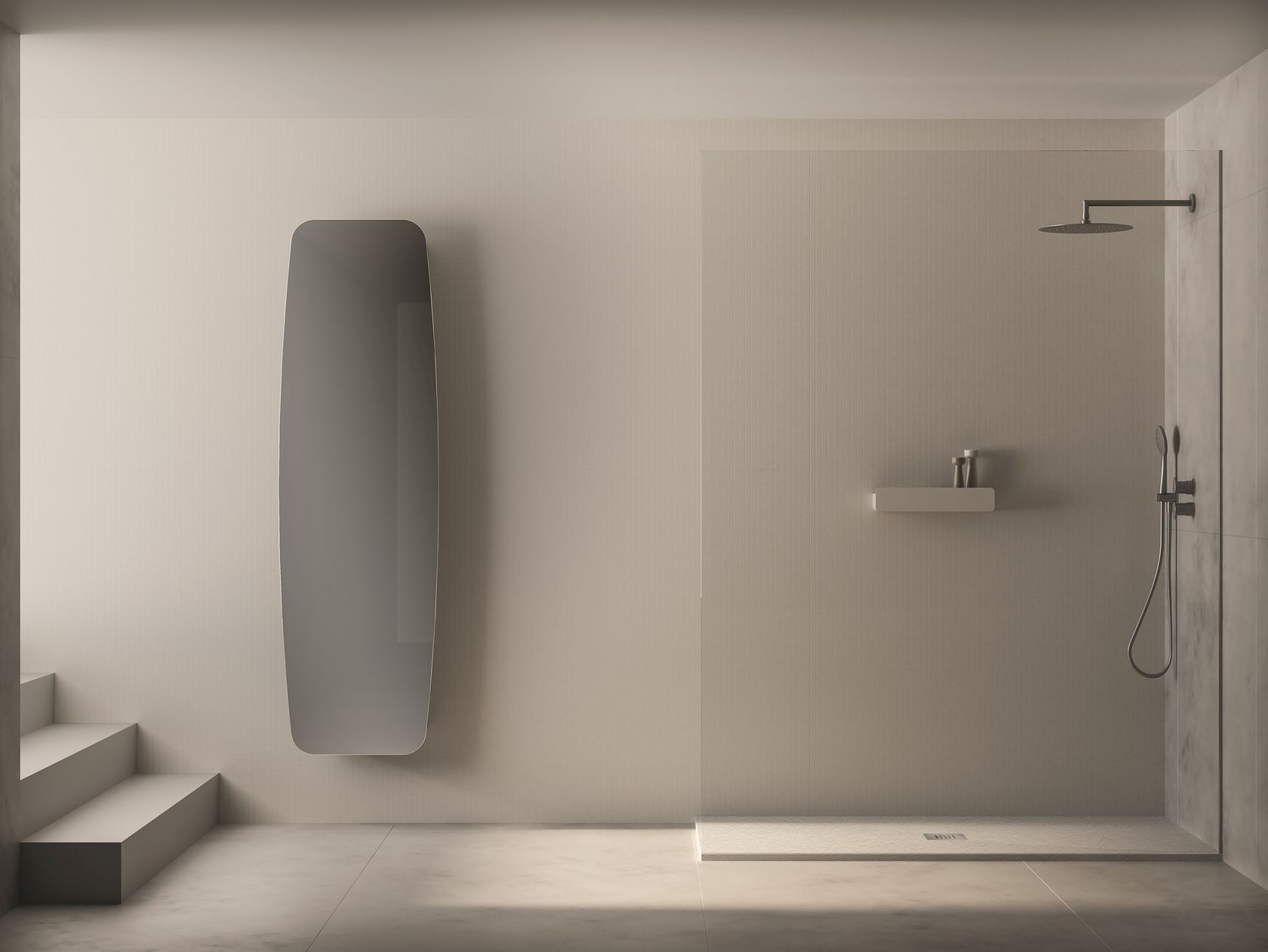ESSENTIAL | Rectangular shower tray By Fiora