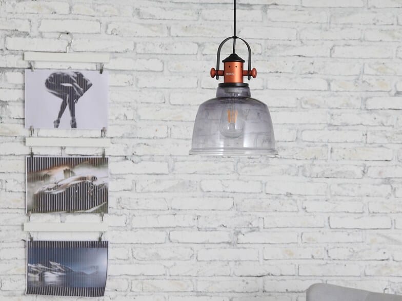 ETEL | Lampada a sospensione in vetro By MUMOON design Philip Ding