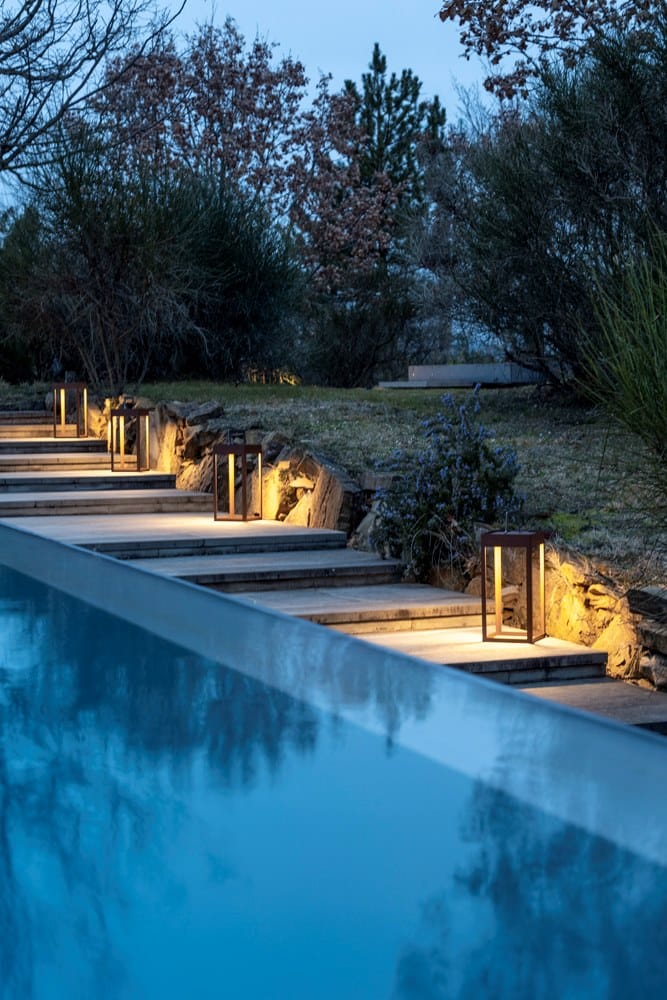 ETEREA LED stainless steel floor lamp By Platek | design Dabù