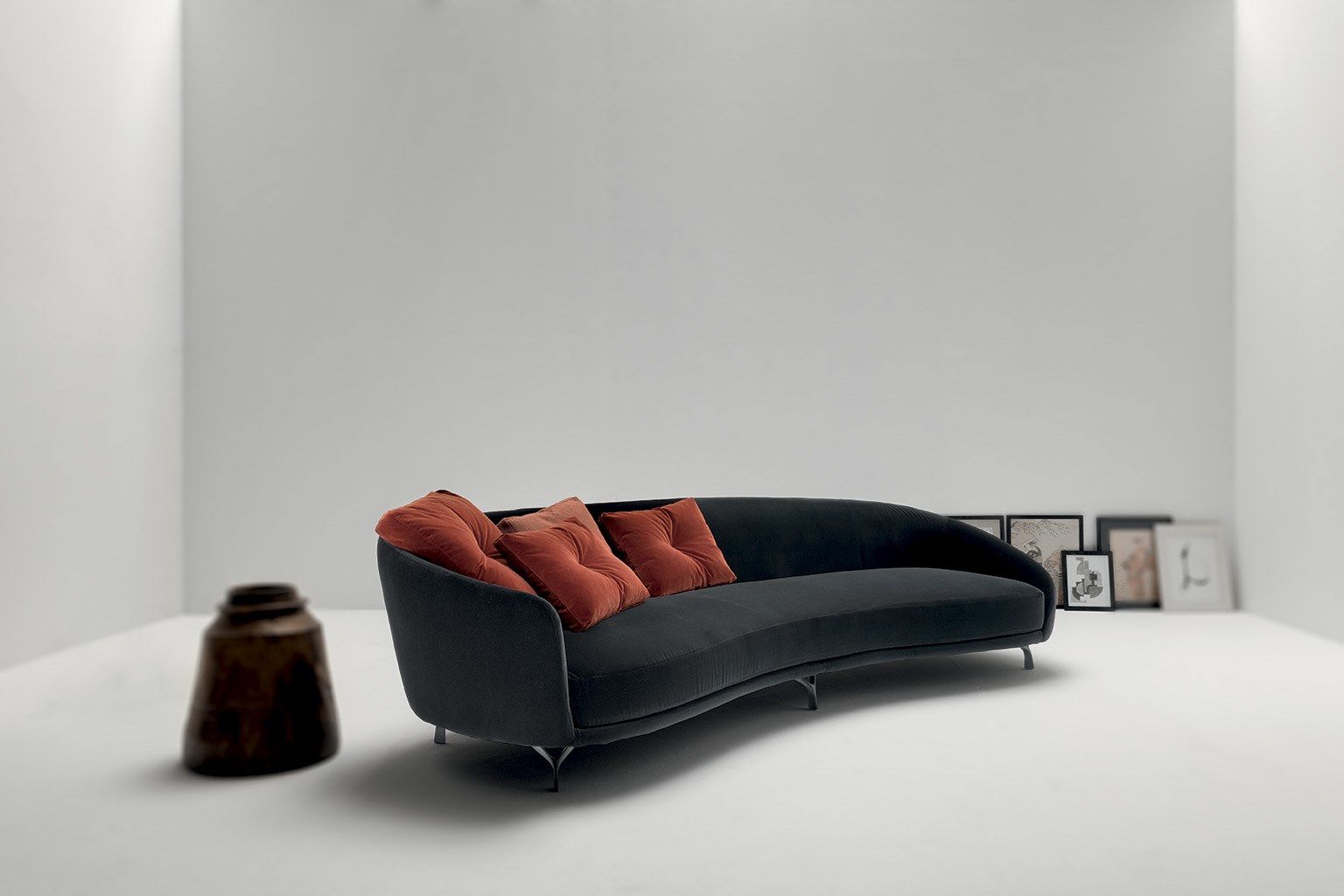 ETHOS | Divano curvo Collezione Ethos By VALENTINI