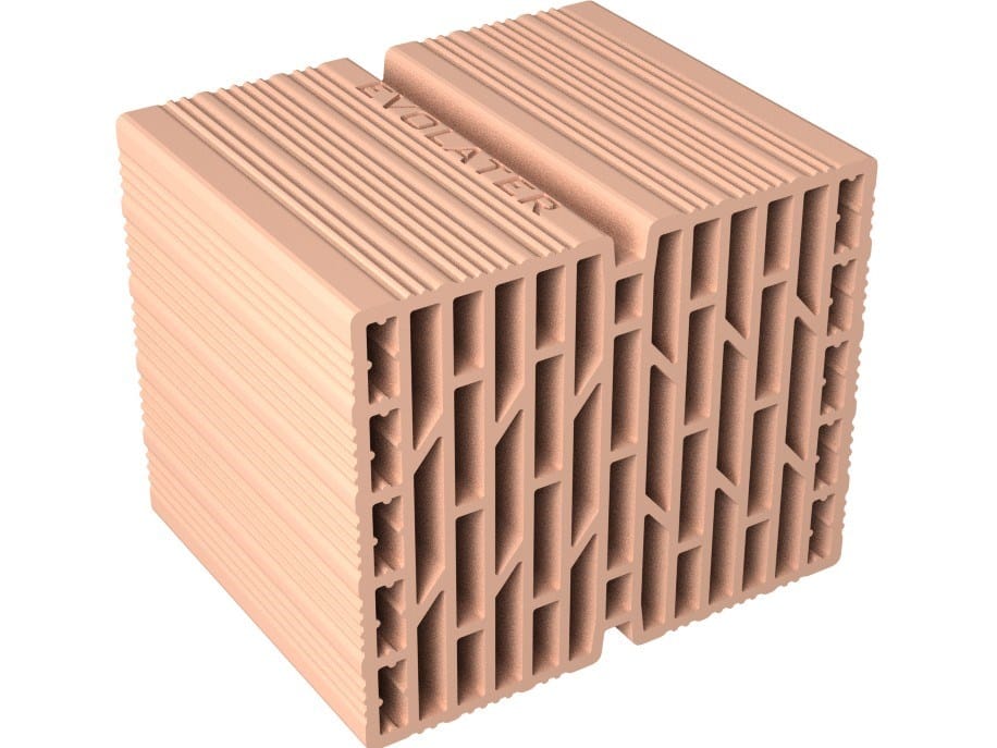 External masonry clay block EV30 - 30X25X25 DL311 13L External masonry ...