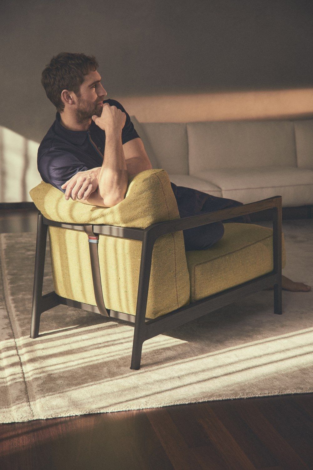 EVERYDAY LIFE NARROW ARMCHAIR Armchair By DE PADOVA | design Paul Smith