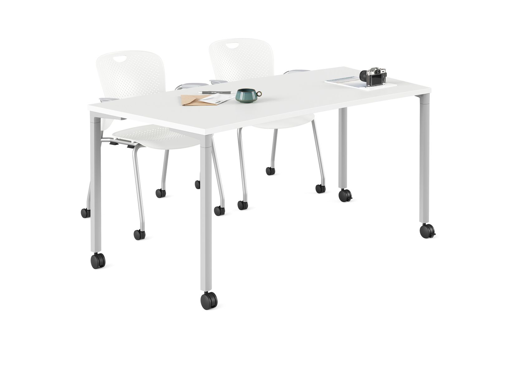 EVERYWHERE Banco modulare con ruote By Herman Miller | design Dan Grabowski