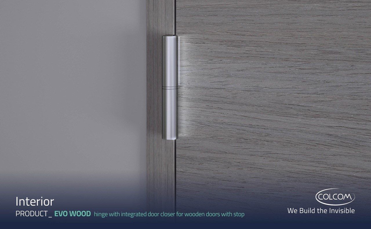 Hydraulic door hinge EVO WOOD By Colcom Group