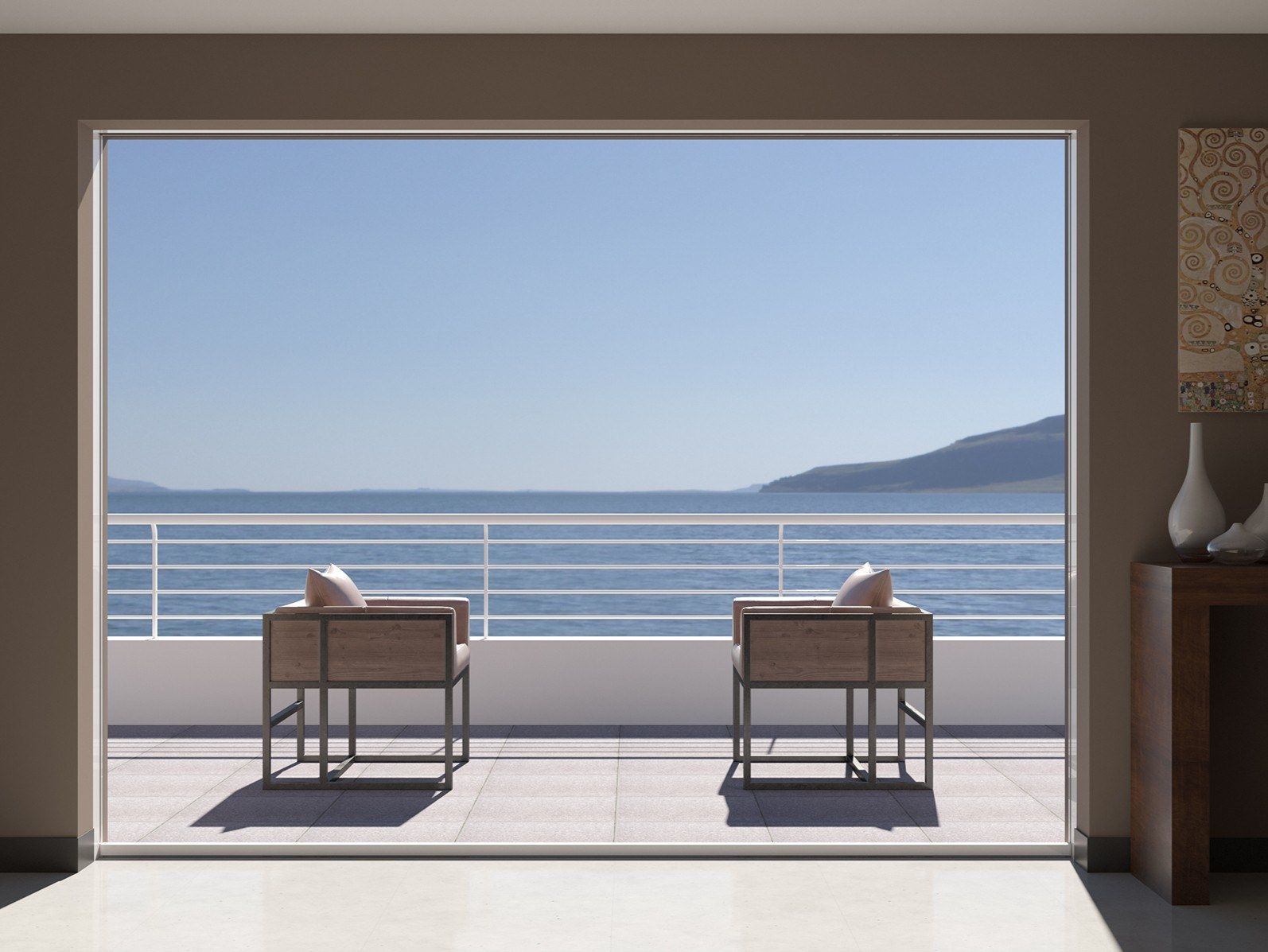 EVO ZIP INCAS Built-in vertical insect screen By Mv Line