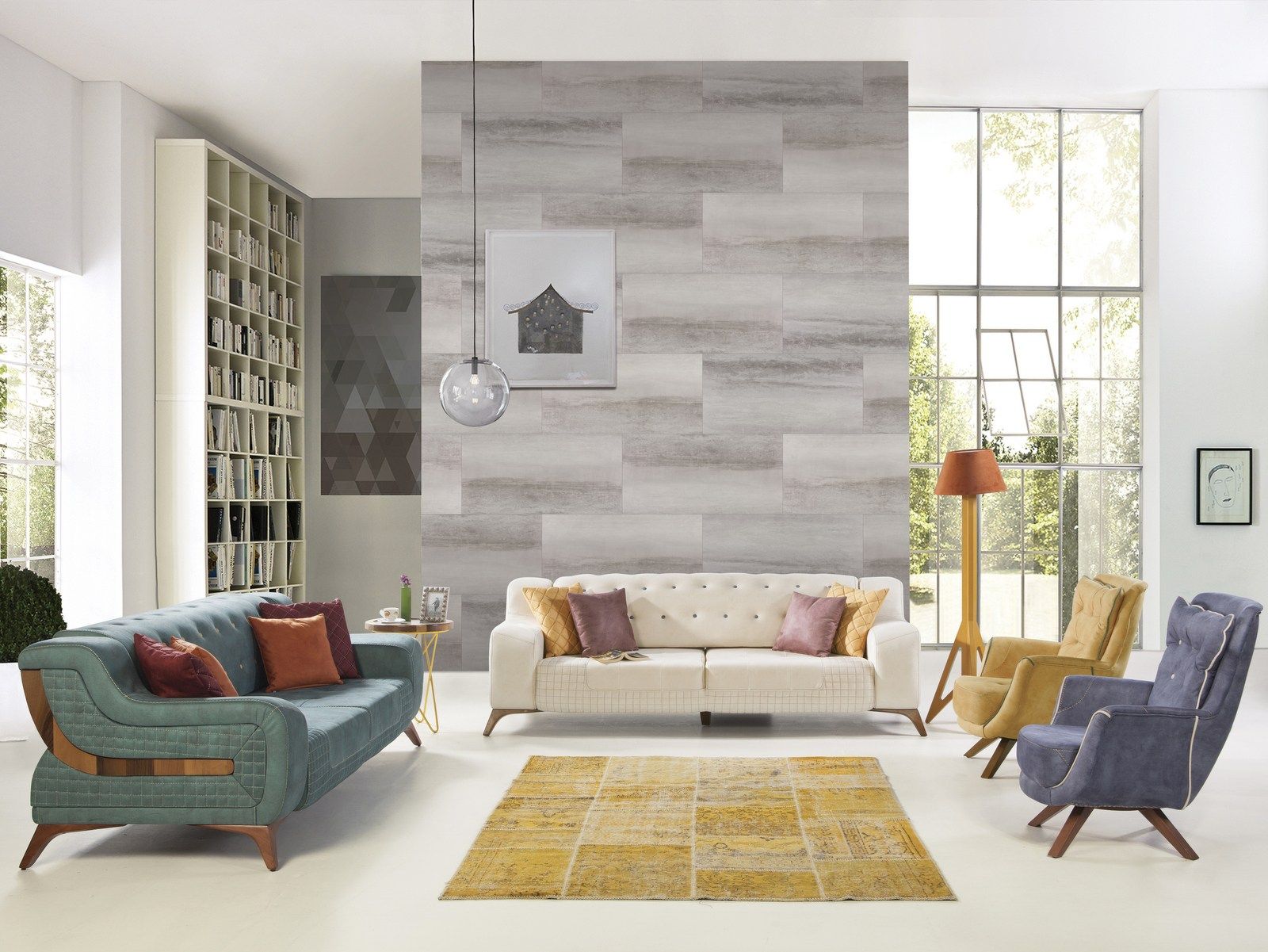 EVOLUTION VERTICAL | Wall tiles with stone effect By Virag