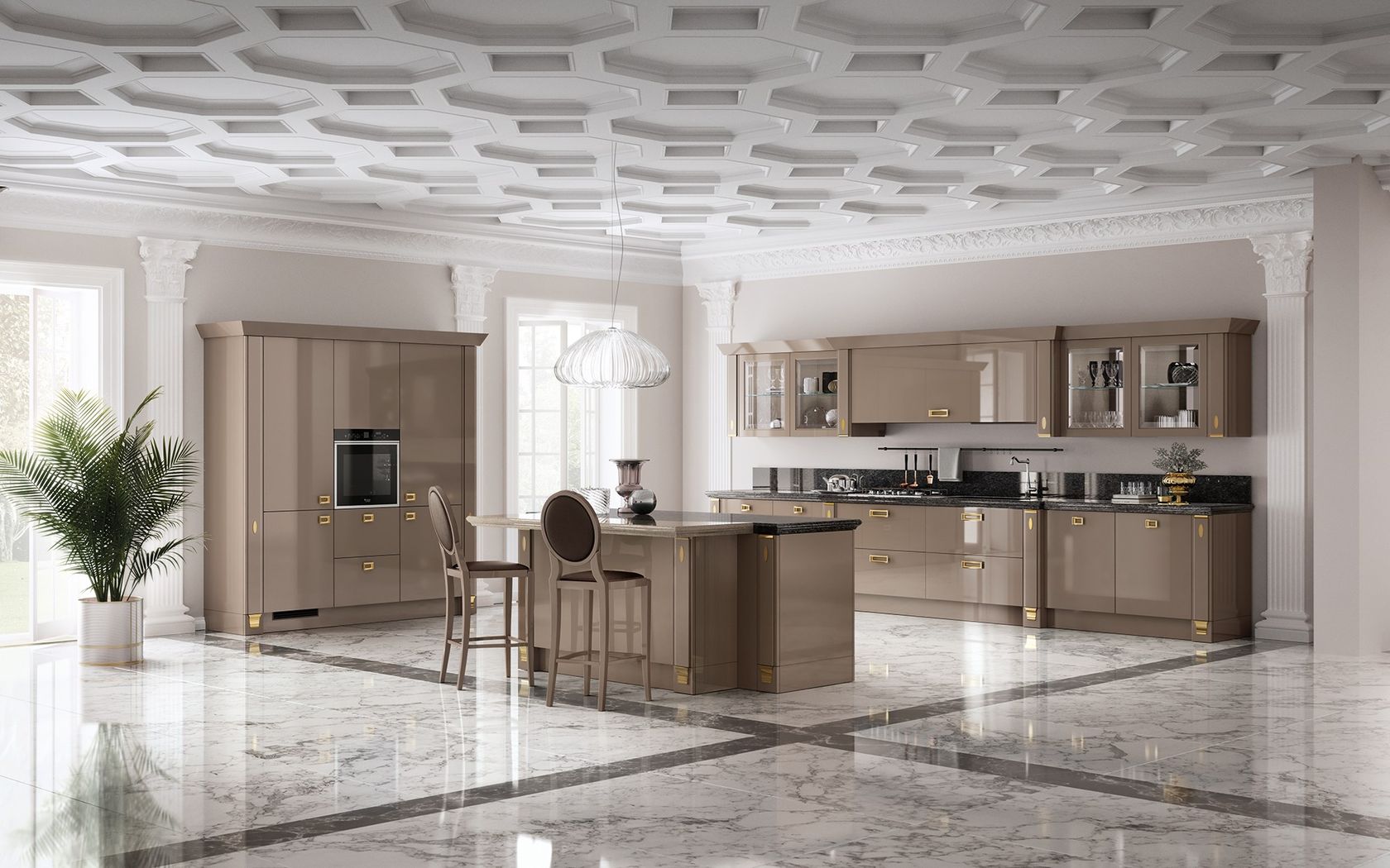Cuisine intégrée EXCLUSIVA Ligne Scavolini By Scavolini