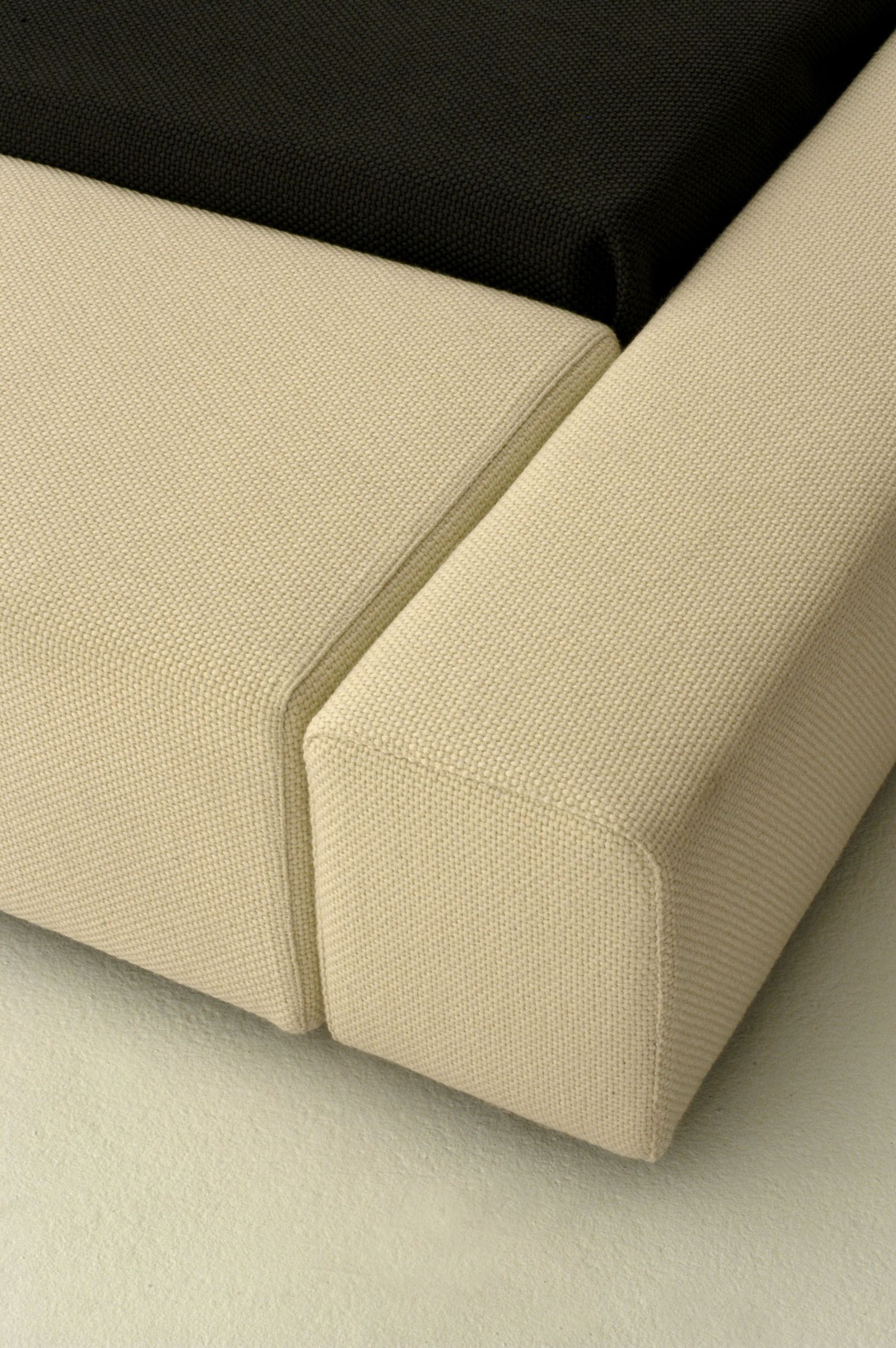 EXTRA WALL Double bed with upholstered headboard By Living Divani