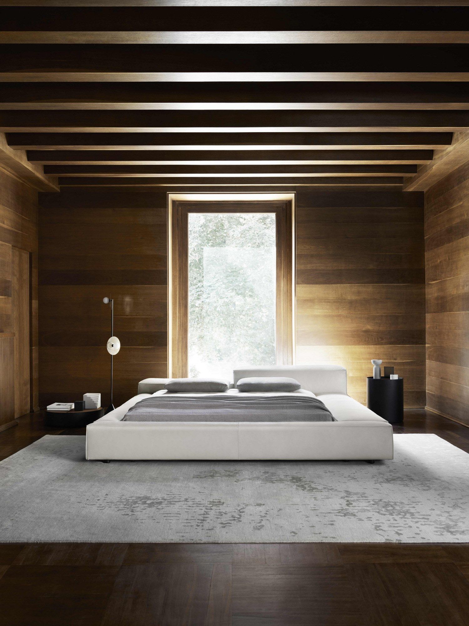 EXTRASOFT Кровать By Living Divani | design Piero Lissoni