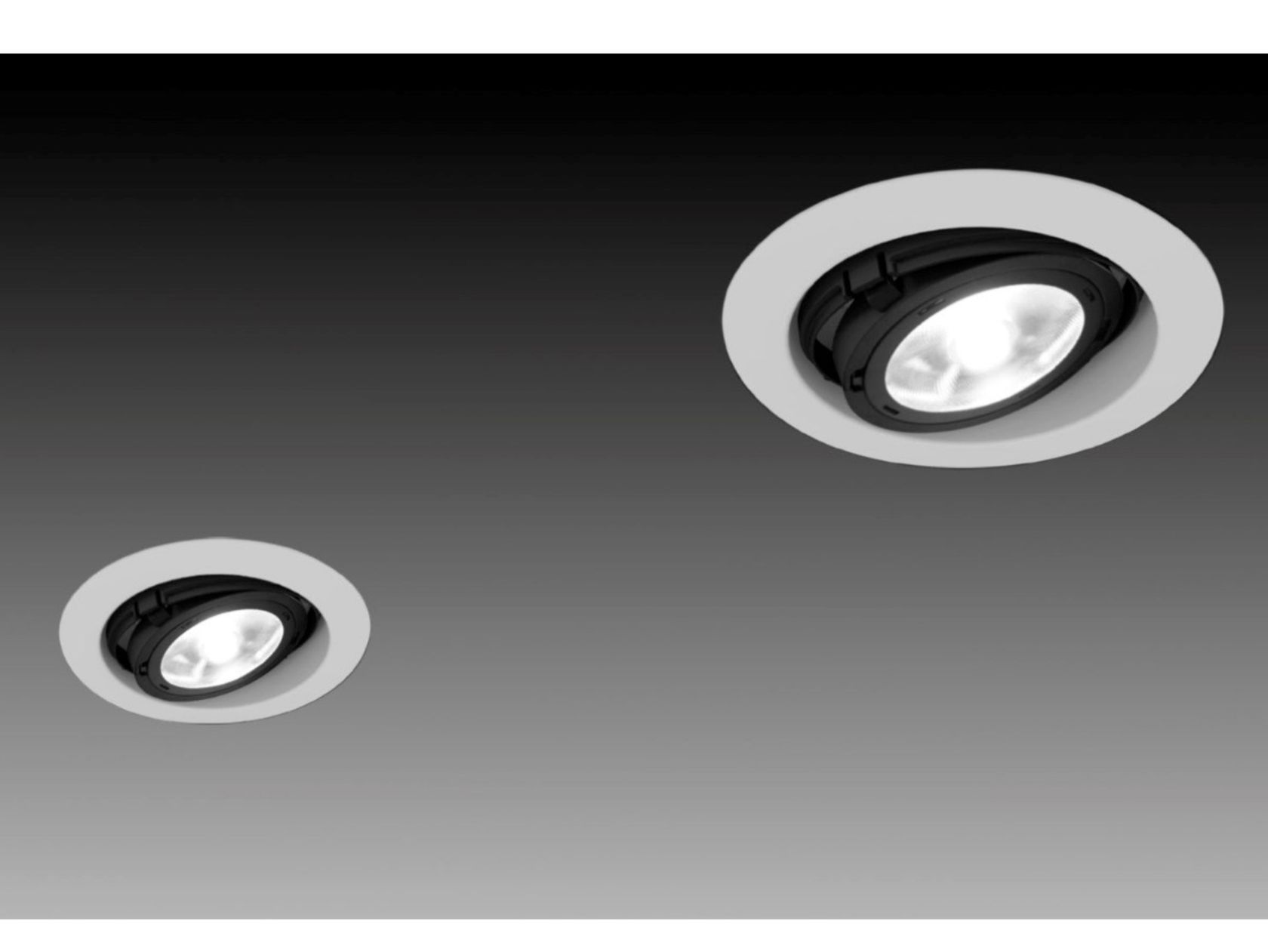 EYE Recessed LED adjustable aluminium spotlight By Martinelli Luce
