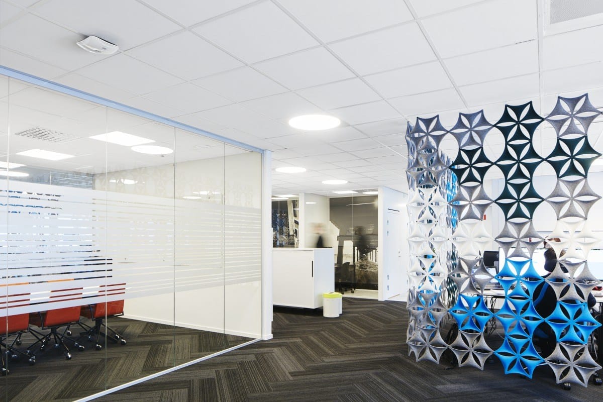 Ecophon FOCUS™ Acoustic glass wool ceiling panels By Saint-Gobain ECOPHON