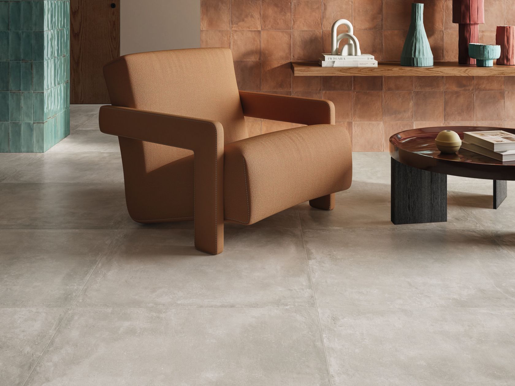 FORME CENERE Rivestimento in gres porcellanato effetto cotto By ...