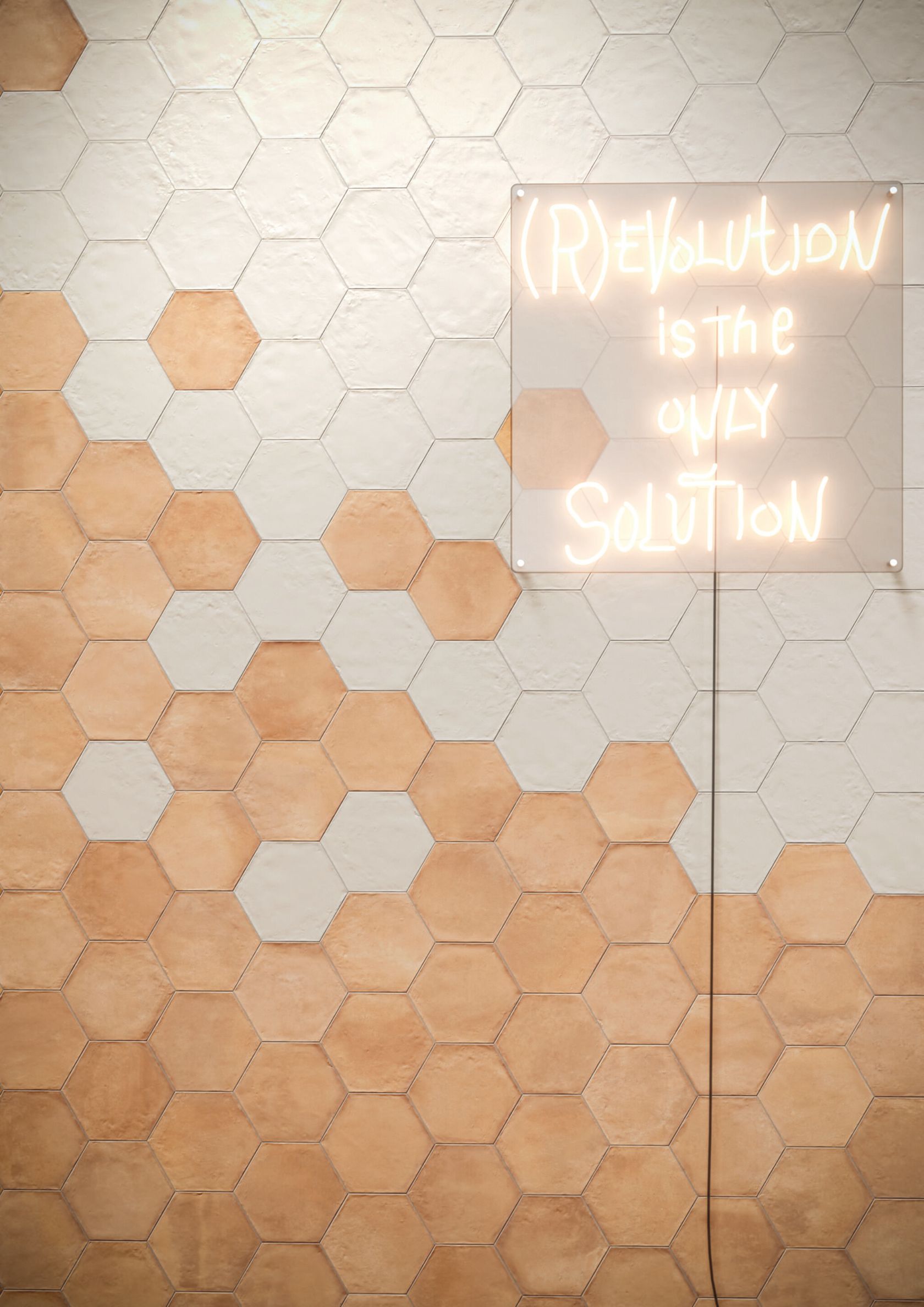 FORME ROSATO Porcelain stoneware wall tiles with terracotta effect By EmilCeramica