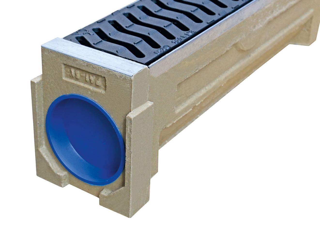 Concrete Drainage channel and part End cap PARKING By Pircher