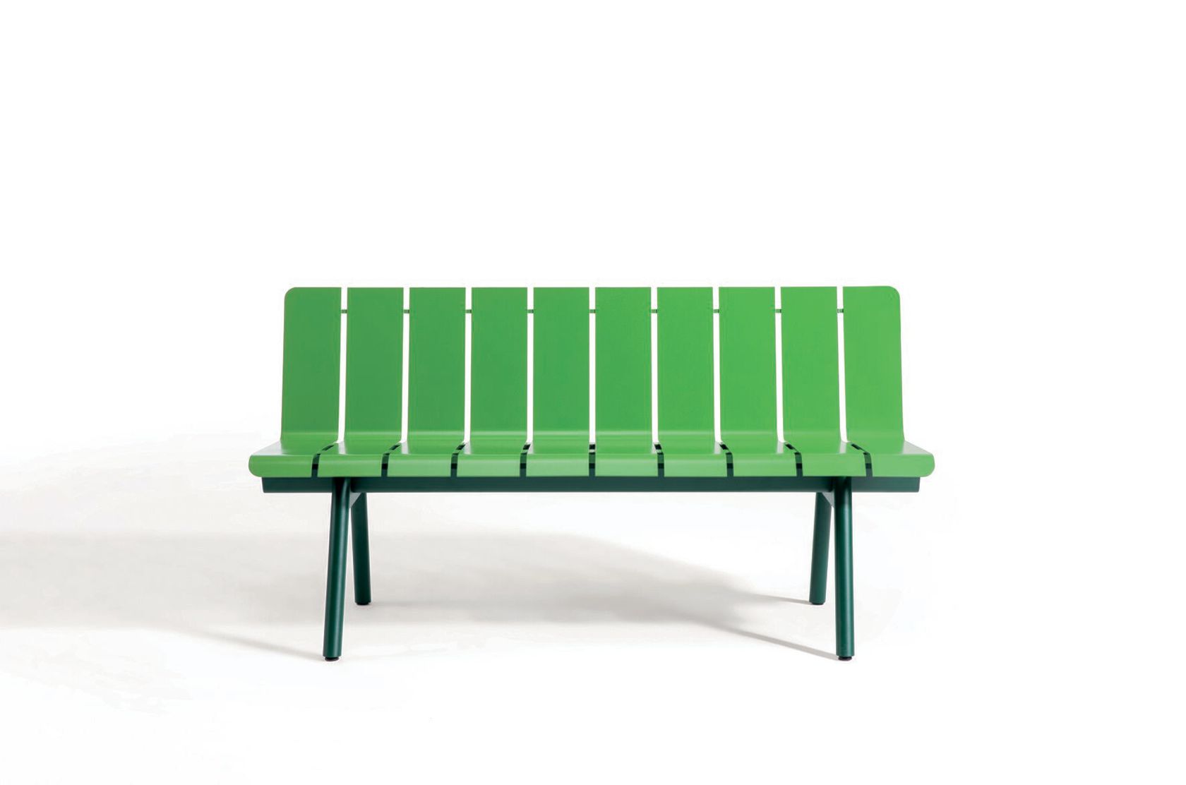 ACE Aluminium and wood bench seating with back By Ethimo | design ...