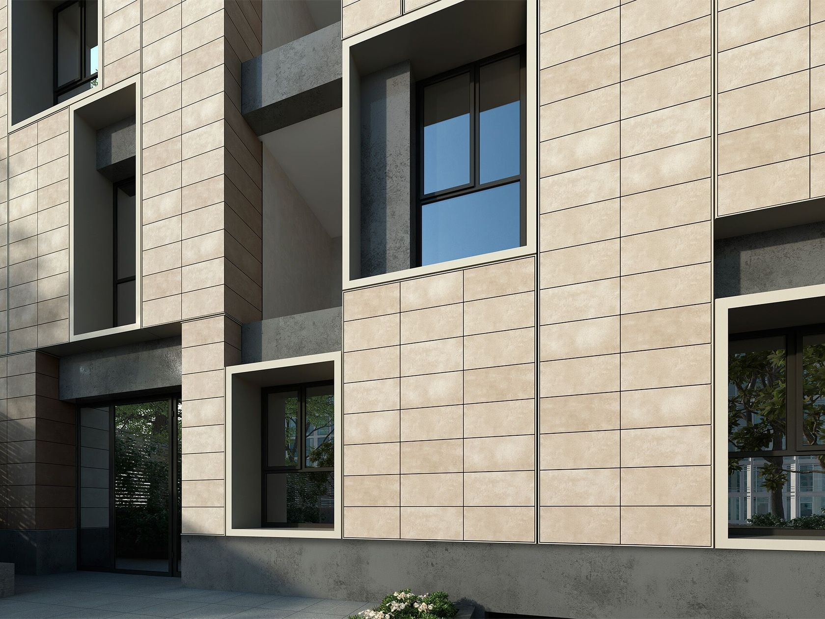 EXA-TECH FVH CE Ceramic Ventilated facade By Exagres