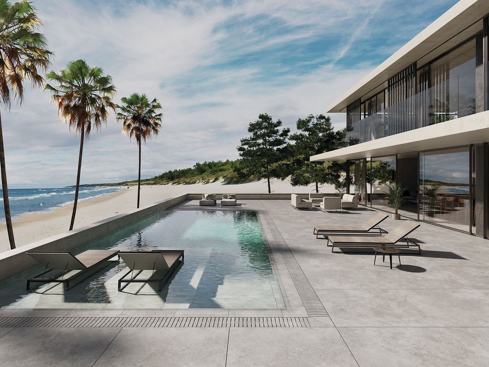 Exagres: Porcelain stoneware flooring and pool liners | Archiproducts